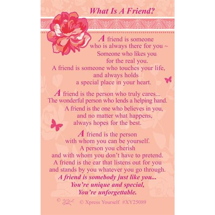 What Is A Friend - XY25089 - Northwest Greetings / Balloon World