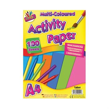 100 Sheet loose A4 Activity Paper Assorted - Northwest Greetings ...
