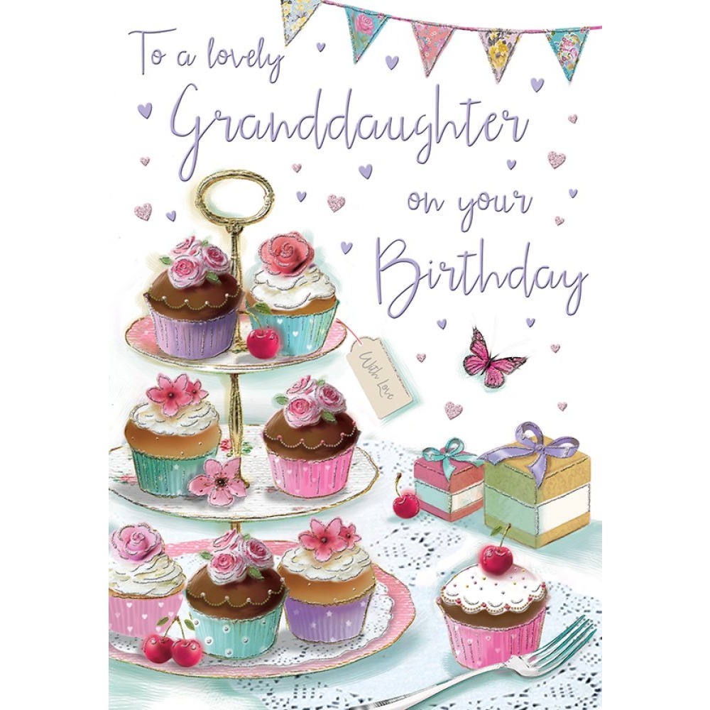 Regal Birthday Granddaughter Cakes Code 75 6pk C80049