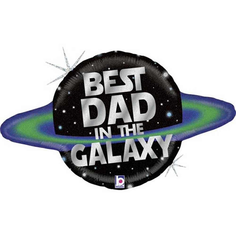 31inch Shape Galactic Dad Holographic - 35942GH - Northwest Greetings ...