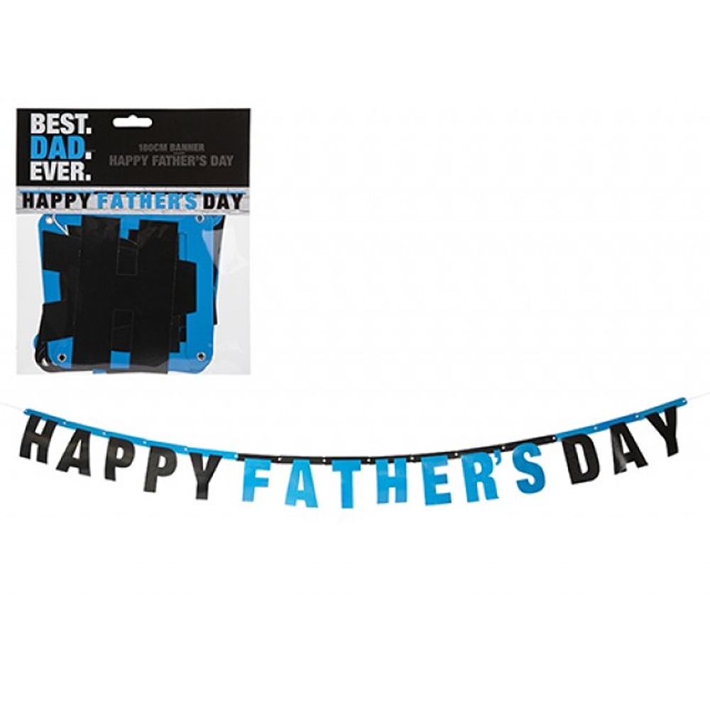 BEST DAD EVER FATHERS DAY BANNER 180CM - 735033 - Northwest Greetings ...
