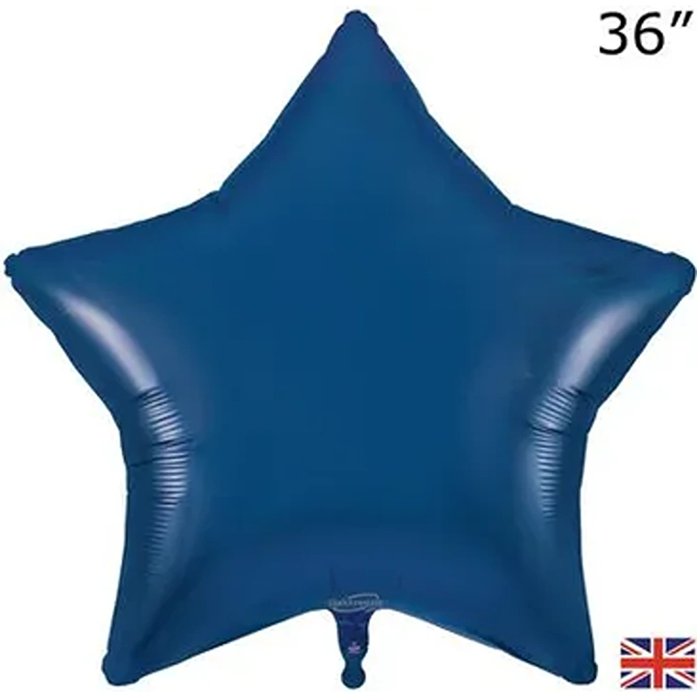 Oaktree - 36inch Navy Blue Star Packaged -608337 - Northwest Greetings ...