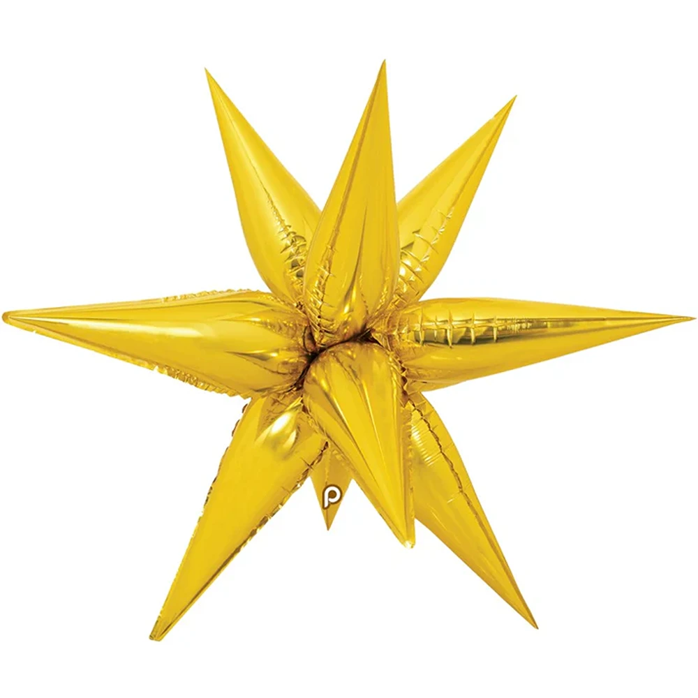 Gold Starburst 26 inch Deco Balloon Prima PF-GDSB-26-50-1 * - Northwest ...