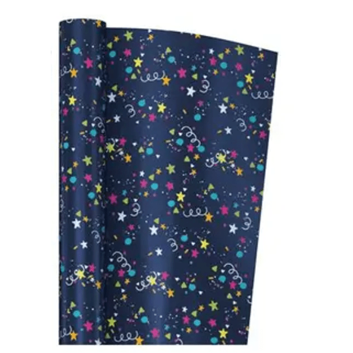 Stars and Space Roll Wrap 3m GW20M - Northwest Greetings / Balloon World