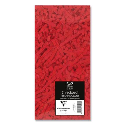 SHREDDED TISSUE PPR RED - 20592-RC - Northwest Greetings / Balloon World