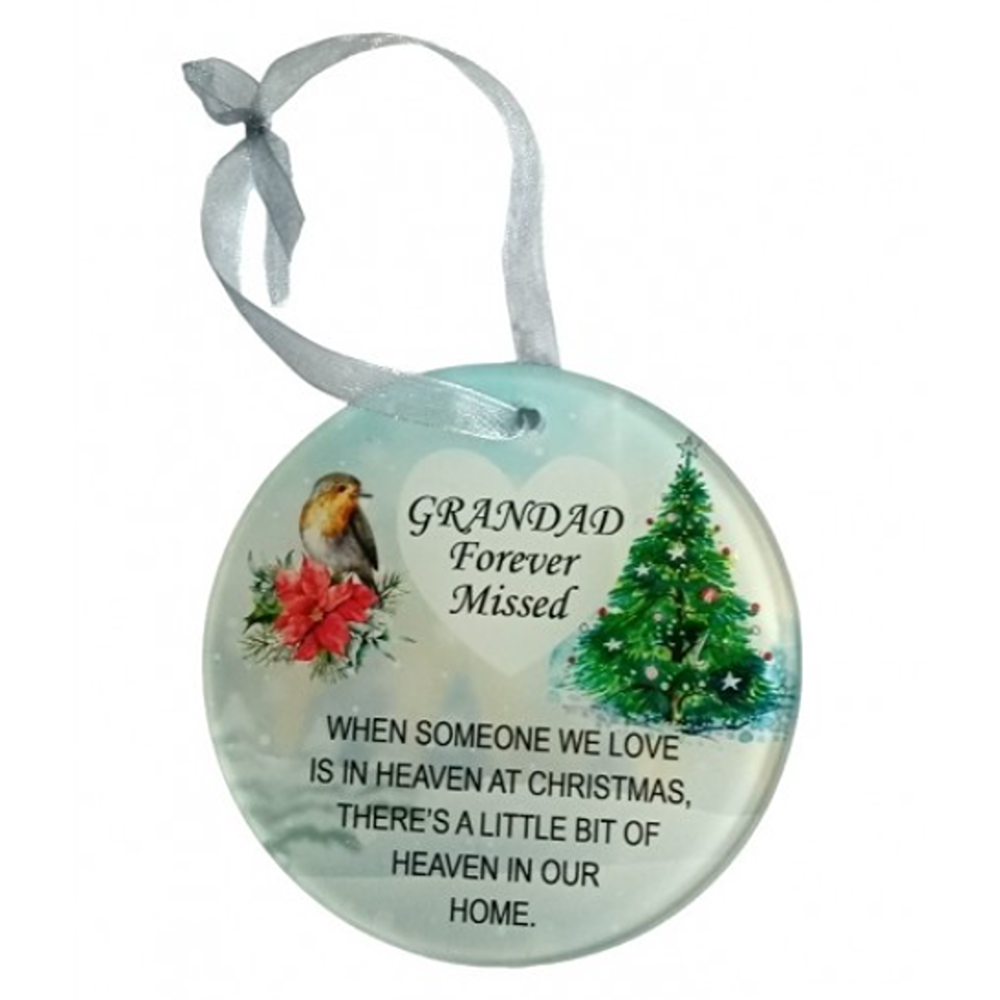David Fischhoff - Grandad Christmas Robin Tree Hanger - 0.9cm - DF20029 ...