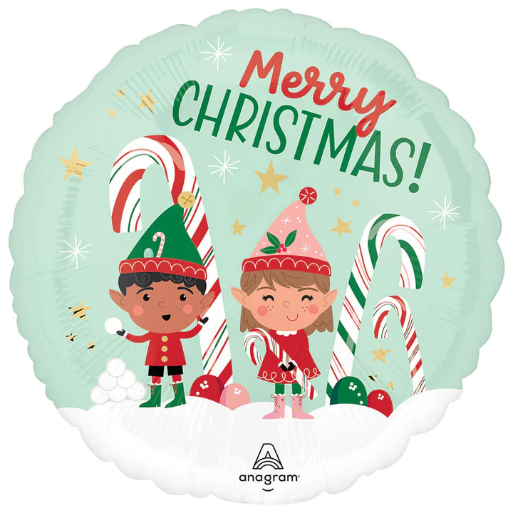 Anagram - 18" Merry Christmas Elves - 46927 - Northwest Greetings ...