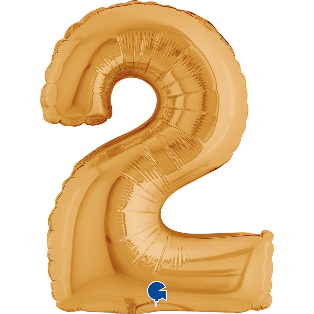 Grabo - Number 2 Gold Mini - 14" - 14022G-P - Northwest Greetings ...