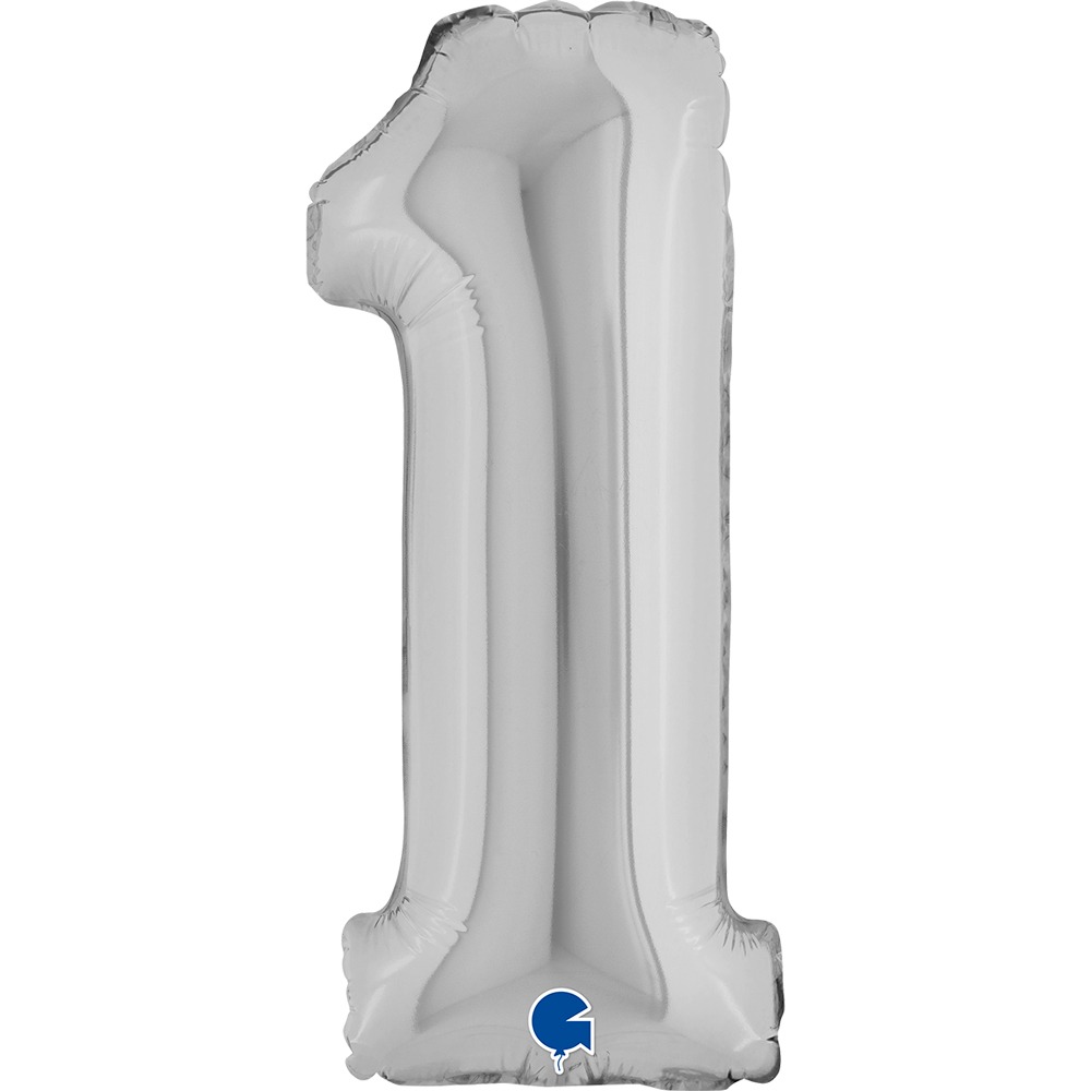 Grabo - Number 1 Silver - 14" - 14091S-P - Northwest Greetings ...