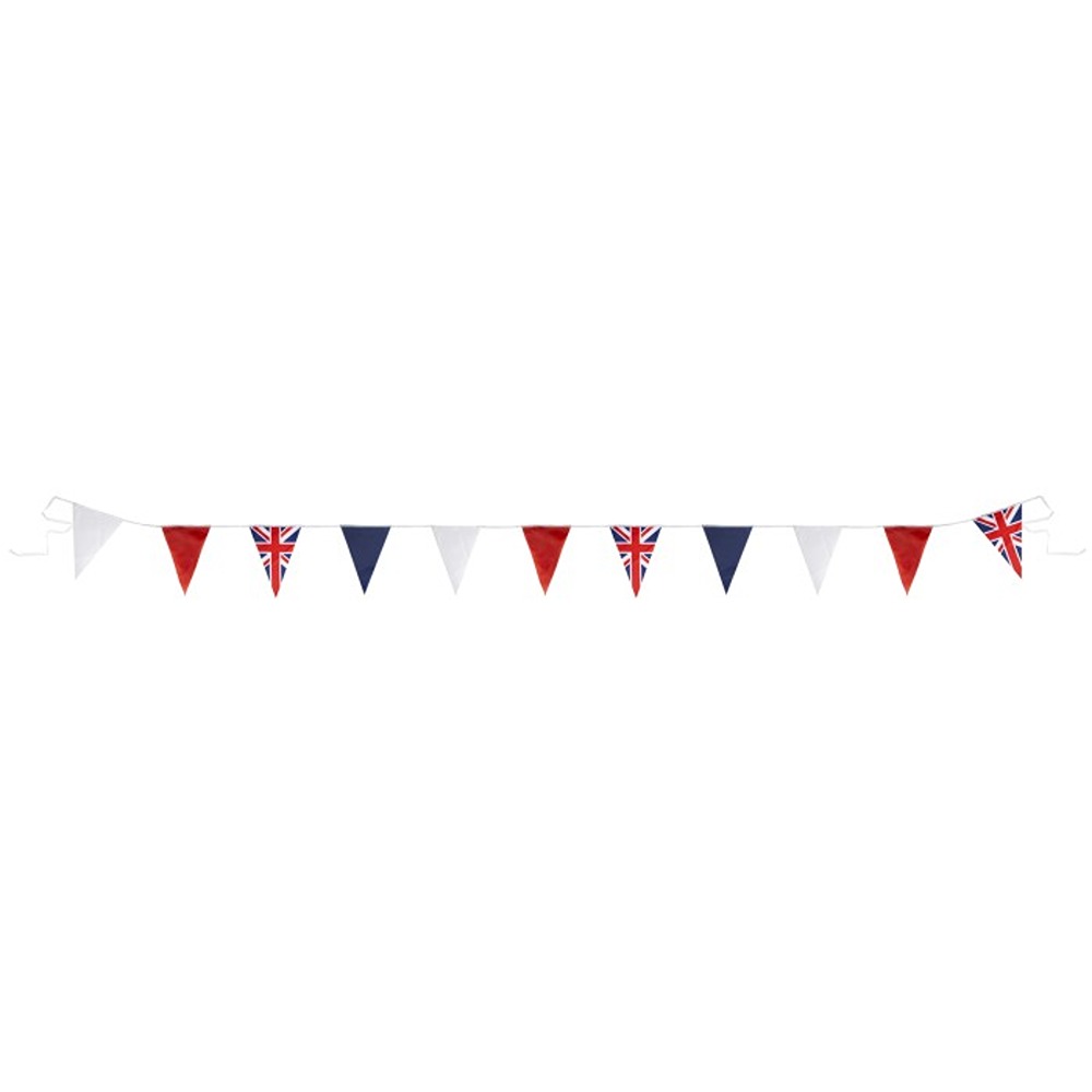 Union Jack Rayon Triangular Bunting 20″ – Perfect for British Events ...