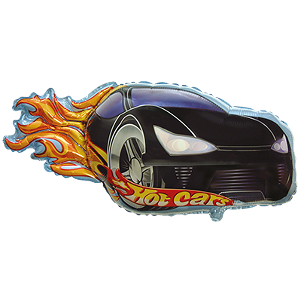 Flexmetal Mini Hot Cars Black - 902748N - Northwest Greetings / Balloon World